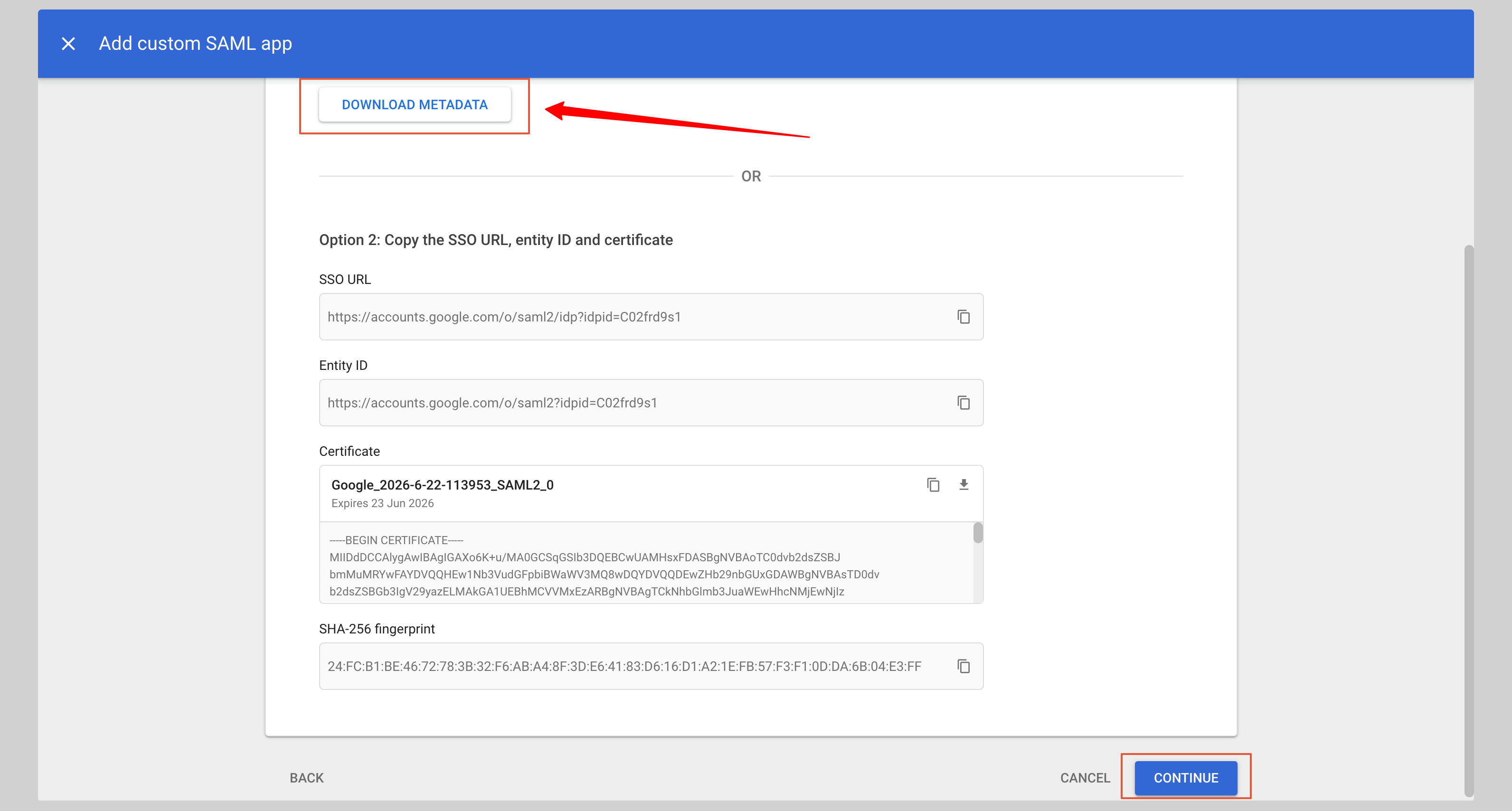 Google SAML SSO Setup Guide – Complyance