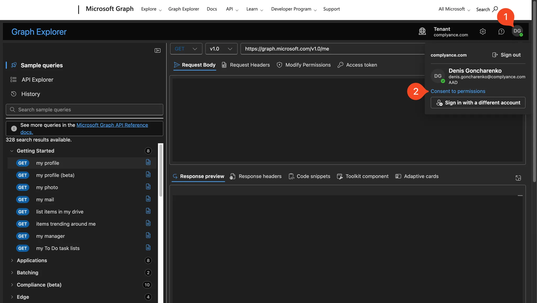 Granting access to SharePoint drive – Complyance